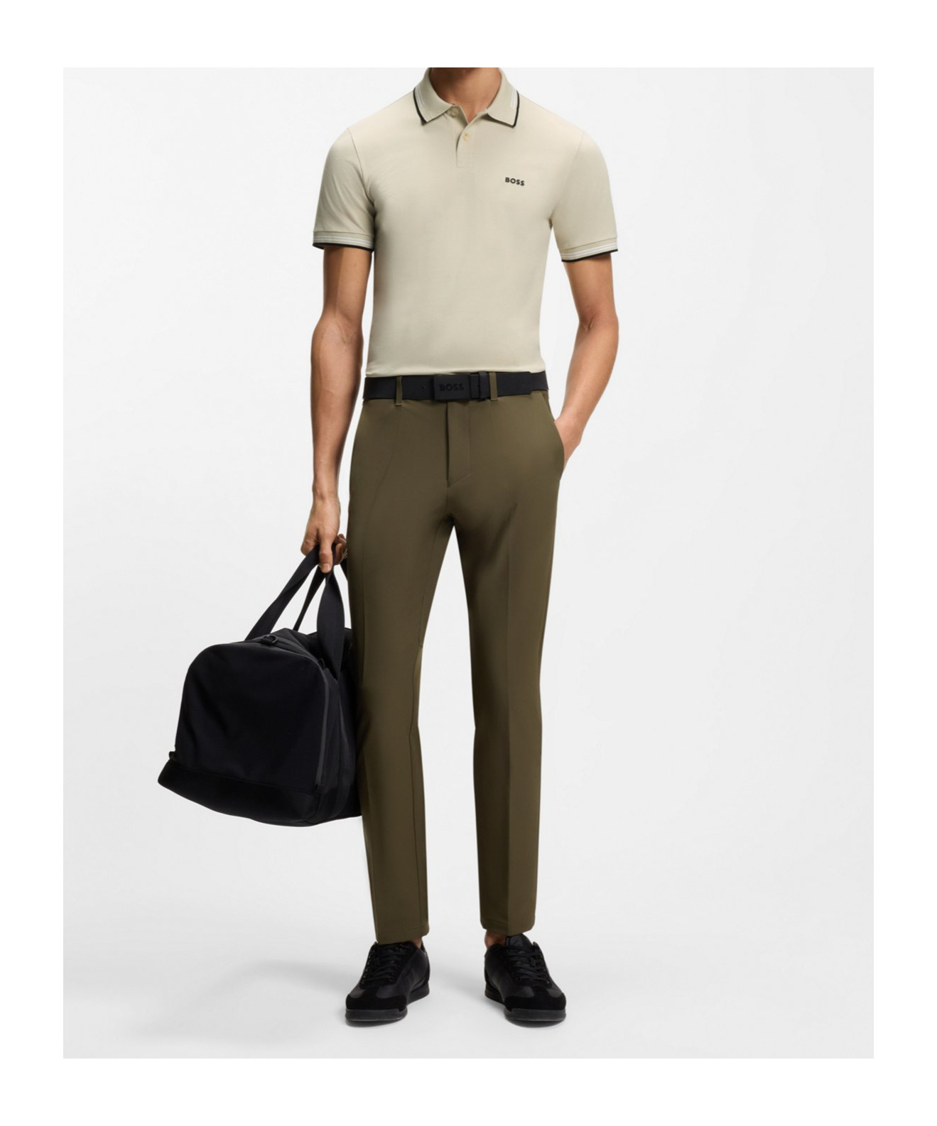 HUGO BOSS ヒューゴボス スリムフィット ティップドポロシャツ